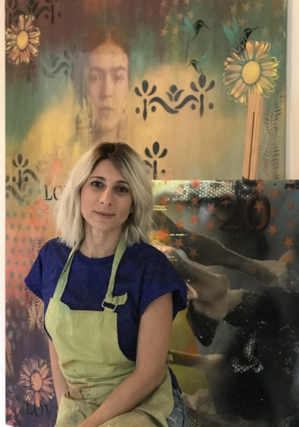 Laura Luque -La artista nos presenta «Pinto Flores» – Revista Brooke